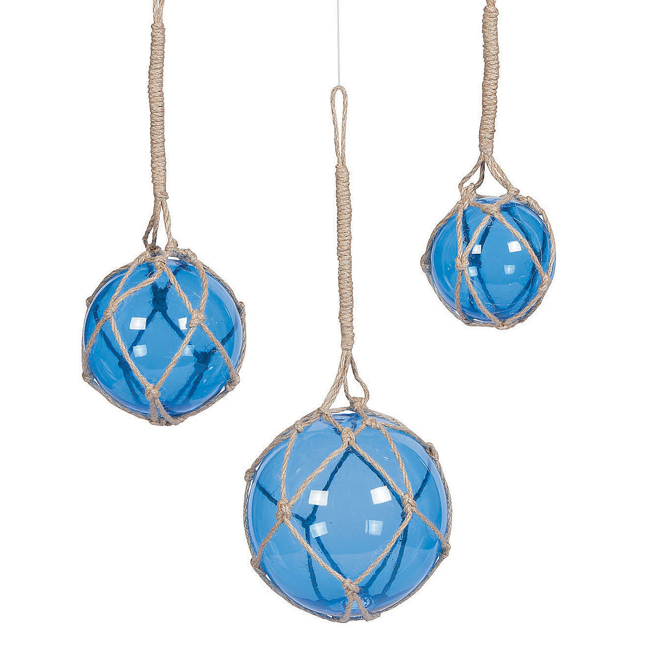 3 Globe Glass(plastic) Fish Floats - Tiki Bar Decor – TikiZone